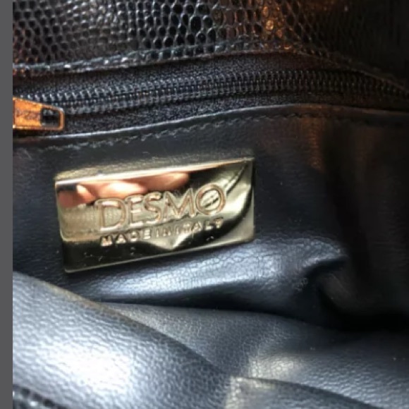 Desmo | Bags | Vtg Desmo Firenze Italy Shoulder Bag Purse Lizard Luxury ...